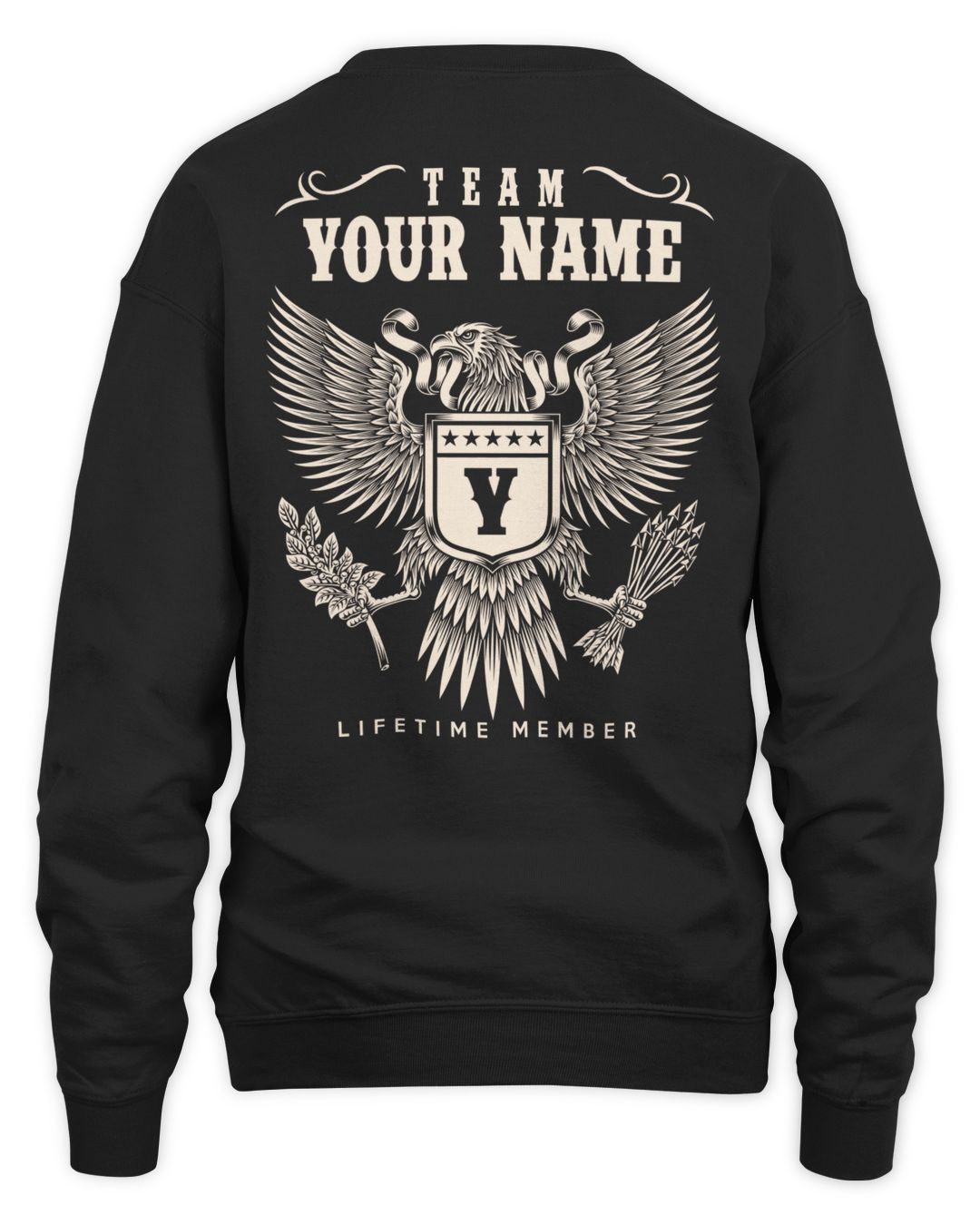 Team YOUR NAME . Back Design
